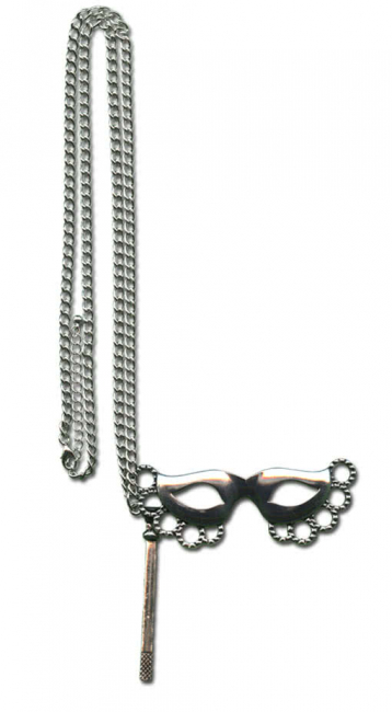 Necklace with Eyemask Chain with Venetian mask | - Karneval Universe