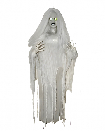 Light Up Ghost Lady Hanging Prop 90cm | - Karneval Universe