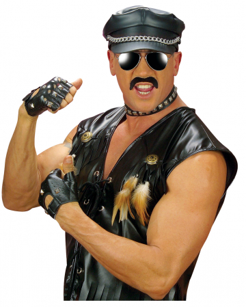 Biker & Rocker Nieten Set in Lederoptik Fasching | Karneval Universe