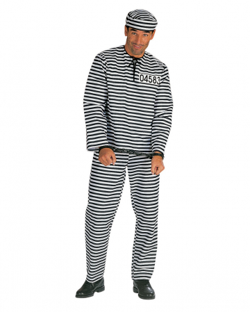 convict Costume - Prisoner costume | - Karneval Universe