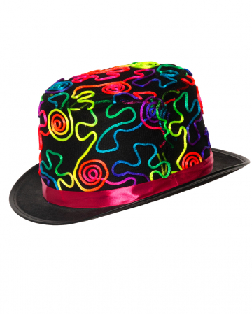 Psychedelic UV Black Light Hat | - Karneval Universe