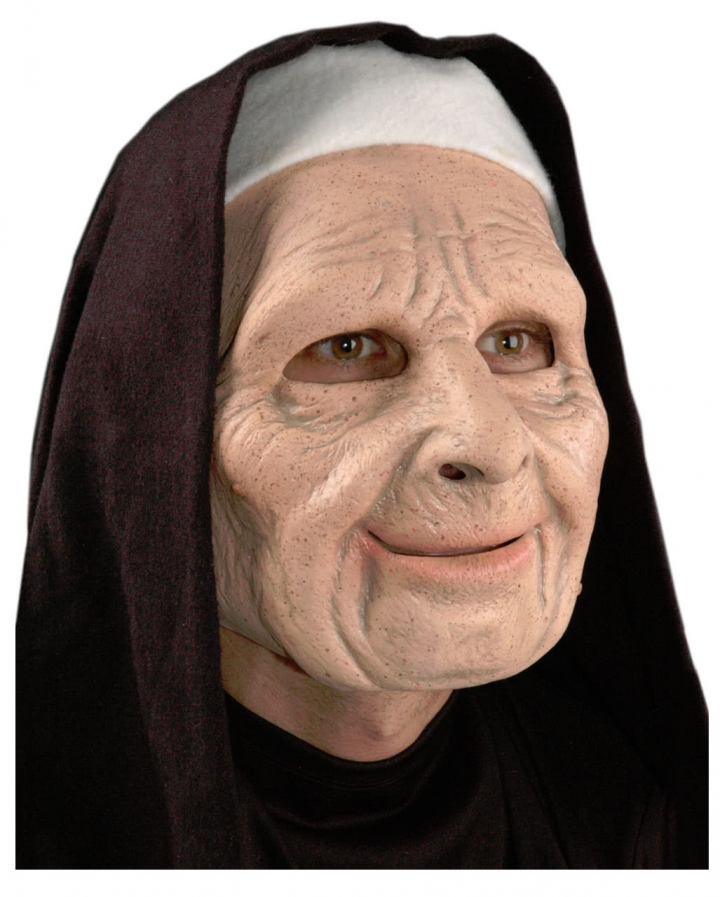 Creepy Nun Mask buy online for Halloween | - Karneval Universe