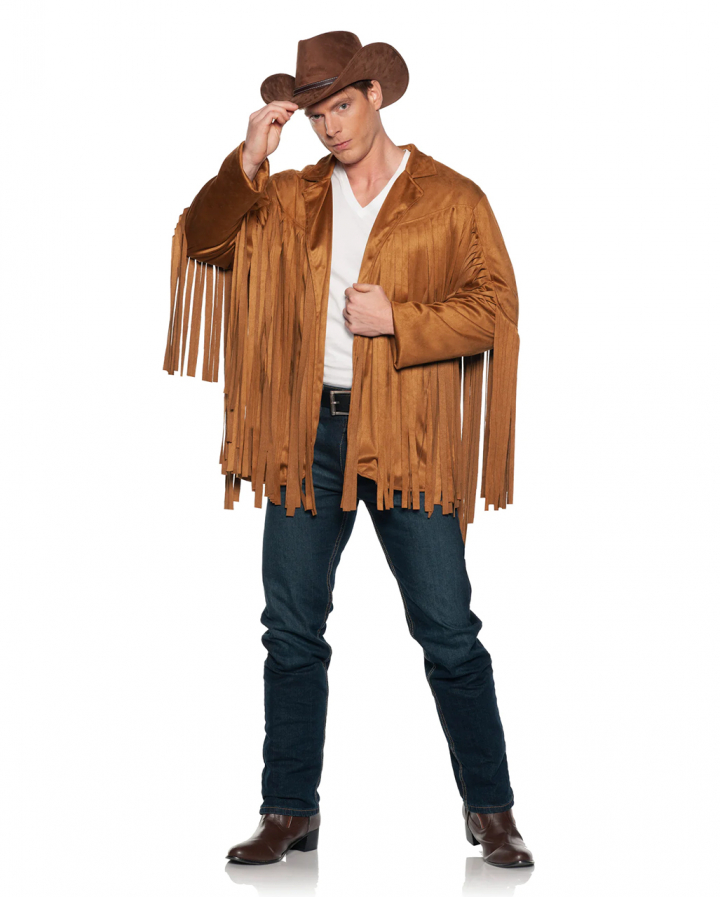 Western Fringed Jacket for cowboy costumes | - Karneval Universe
