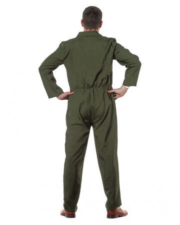 Navy Top Gun Jet Pilot Men Costume Suit for carnival | - Karneval Universe