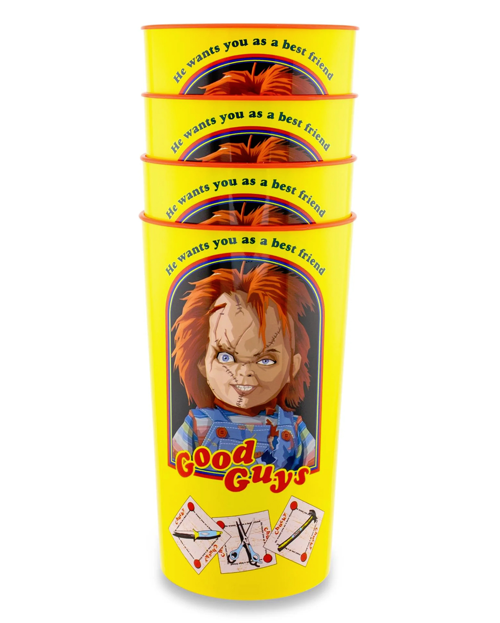 Child's Play Chucky Good Guys Mug Set Of 4 ★ Buy HERE | - Karneval Universe