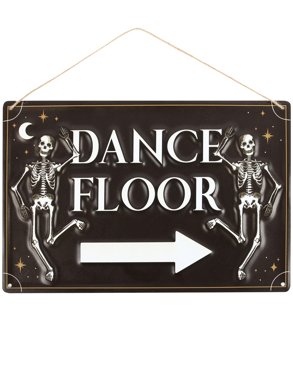 "Dance Floor" Metal Sign With Dancing Skeletons 30x20cm ★ | - Karneval ...