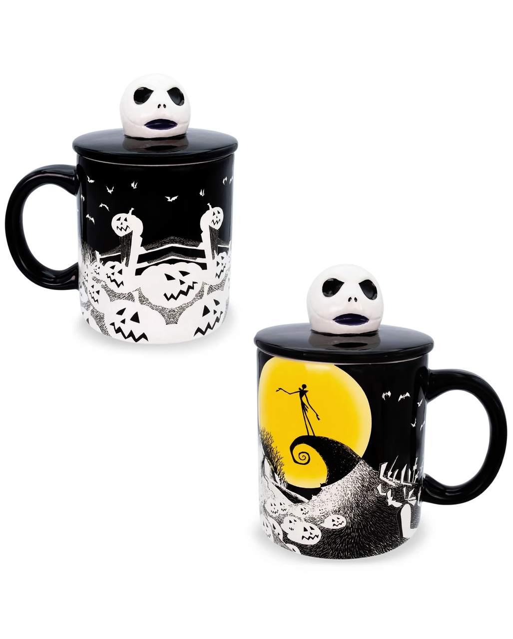 Disney TNBC Jack Skellington Tasse mit Deckel ★ | Karneval Universe