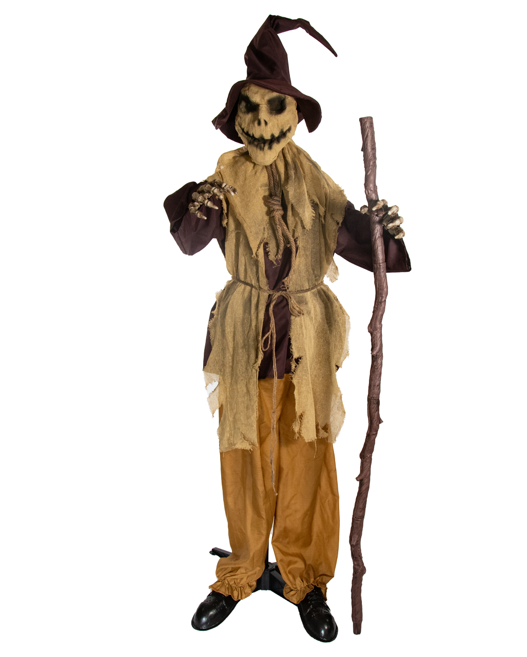 Teuflische Feldvogelscheuche mit Bewegung, Ton & Licht 183cm ...