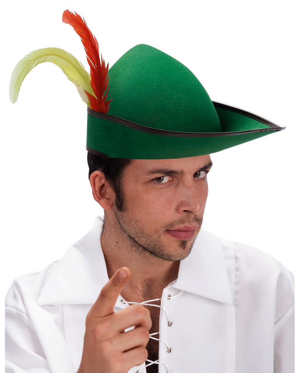 Robin Hood Hat Green Buy Carnival Hats | - Karneval Universe