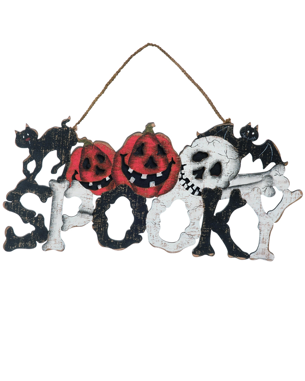 Spooky Halloween Decoration Sign for the front door | - Karneval Universe