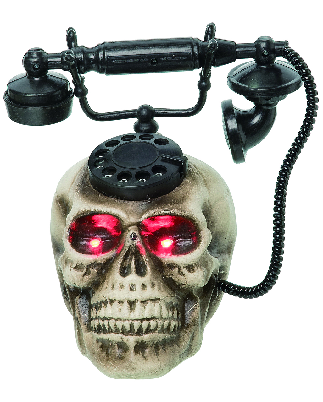 Spooky Skull Phone With LED for Halloween | - Karneval Universe