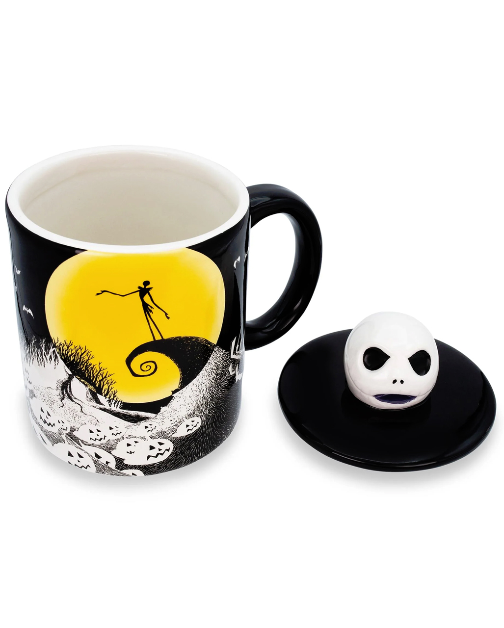Disney TNBC Jack Skellington Tasse mit Deckel ★ | Karneval Universe