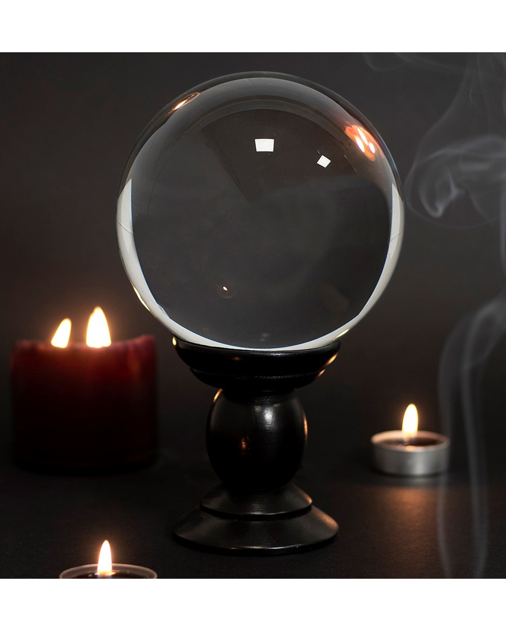 Large Divination Ball With Stand 13cm Ø | - Karneval Universe