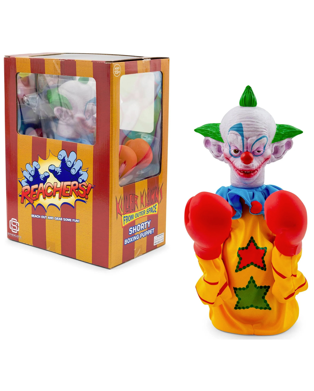 Horror Reachers Killer Klown Shorty Boxing Doll 33cm to collect ...