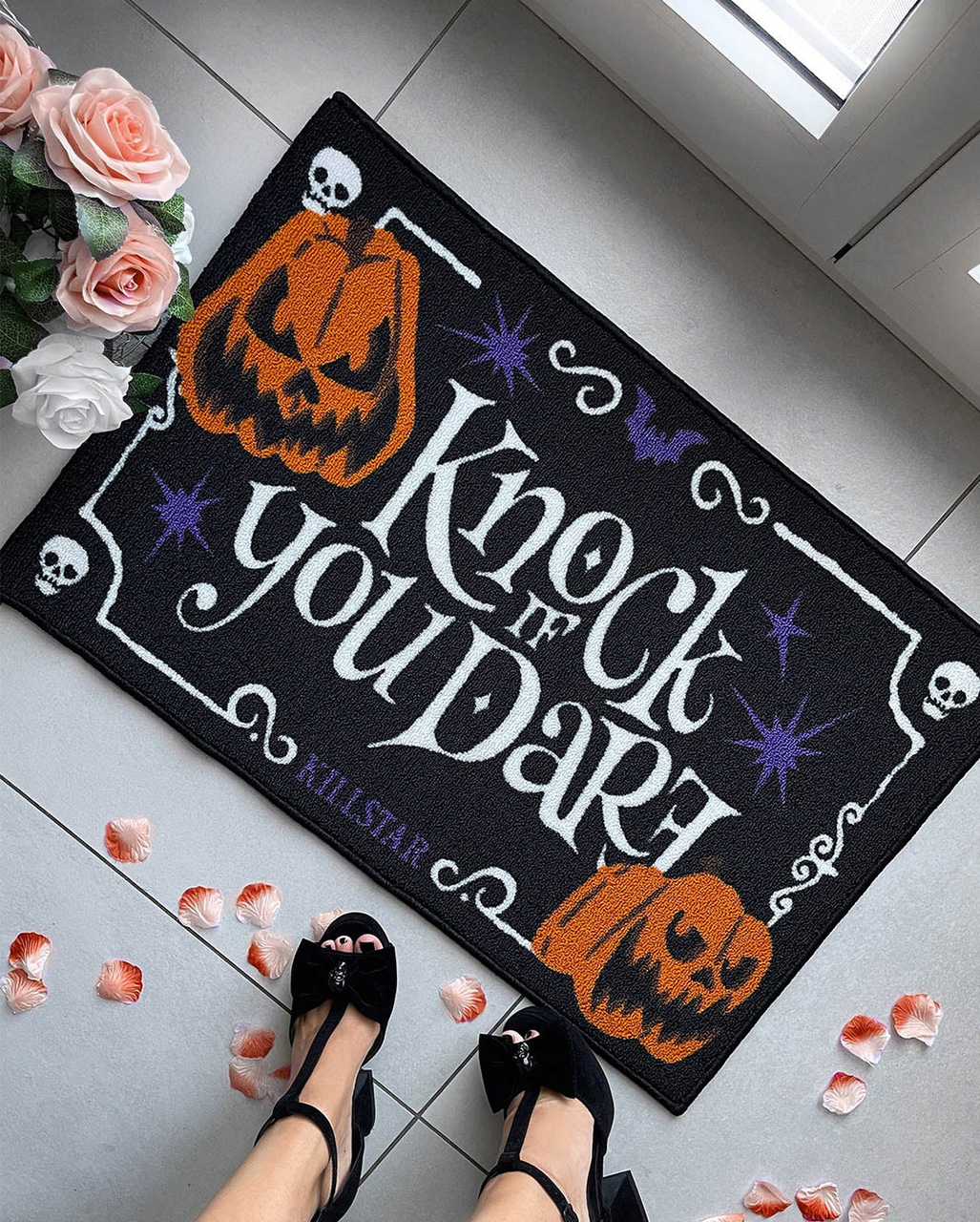 KILLSTAR Knock If You Dare Door Mat | Gothic home decor | - Karneval ...