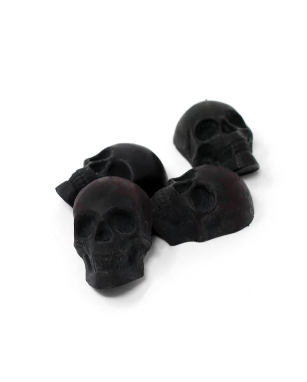Black Skull Scented Wax For Melting 4 Pcs. | - Karneval Universe