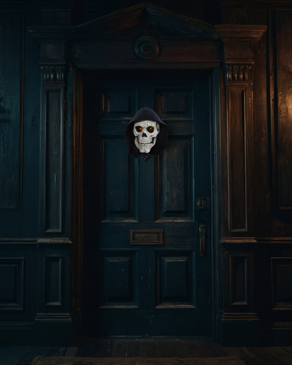 Talking Skeleton Skull As A Door Knocker ★ | - Karneval Universe