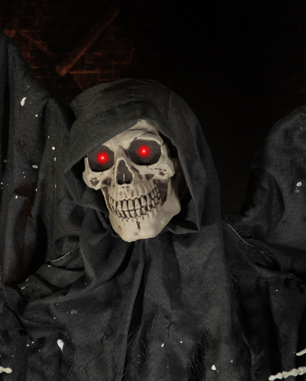 Flügelbewegender Todesengel mit Licht & Ton 195cm ★ | Karneval Universe