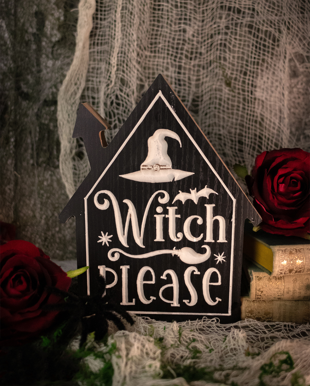 Halloween Stand-up "Witch Please" 20cm ★ | - Karneval Universe