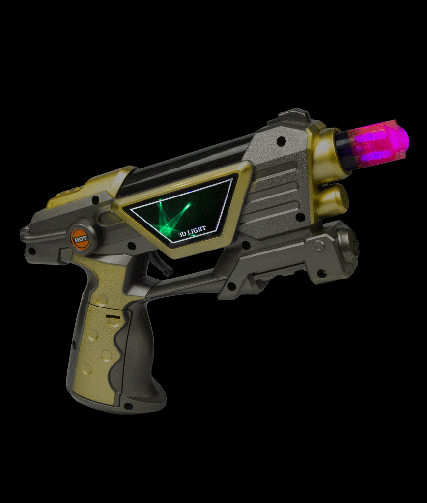 LED 3D Space Gun with Light & Sound to buy | - Karneval Universe