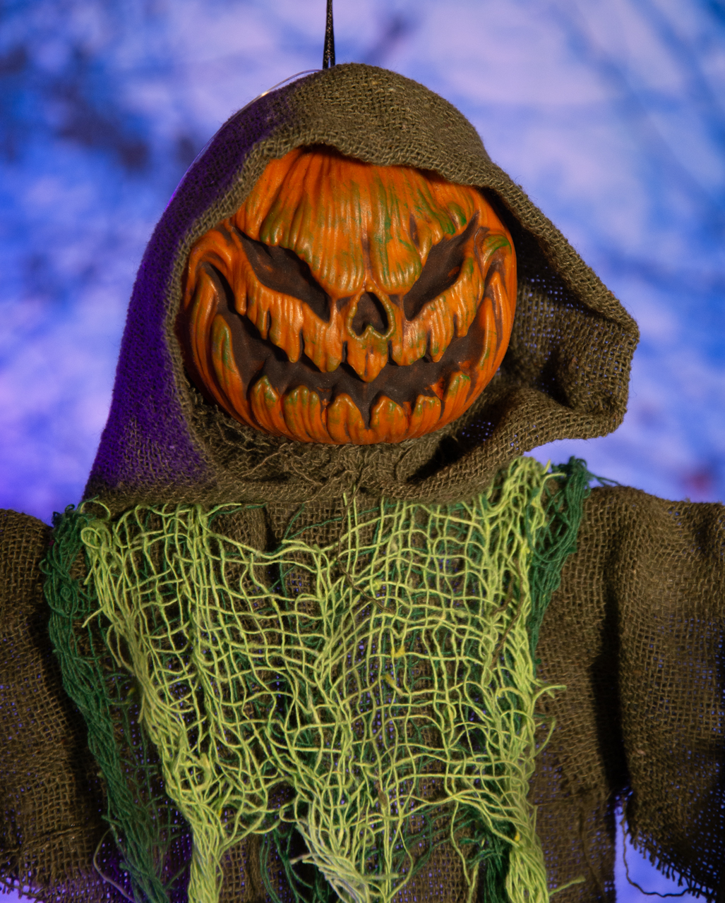 Scary Pumpkin Man Hanging Figure 60cm | Horror decoration | - Karneval ...