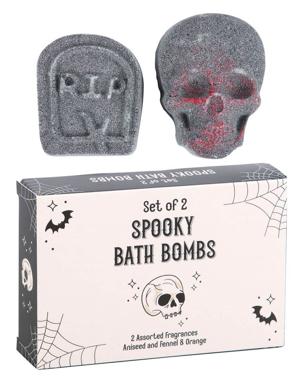 Spooky Graveyard Bath Bombs Set Of 2 ★ Halloween gift idea | - Karneval ...