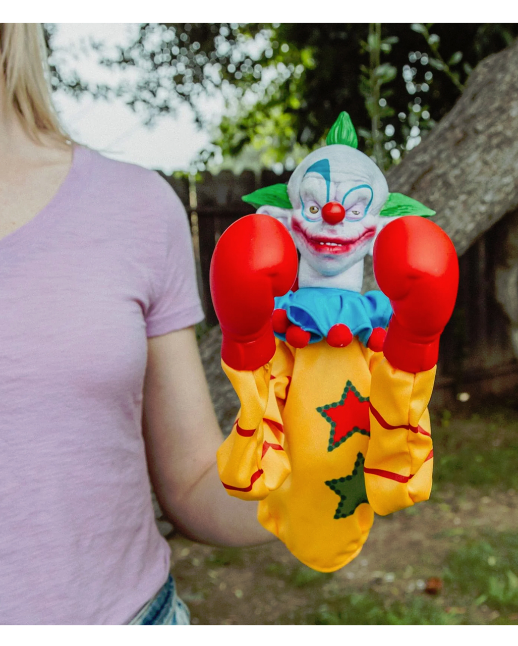 Horror Reachers Killer Klown Shorty Boxing Doll 33cm to collect ...